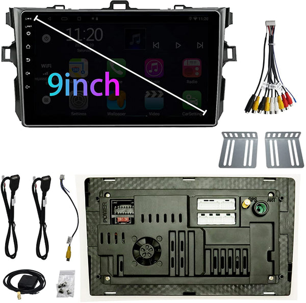 09-13 Toyota Corolla Radio 9 Inch Head Unit Touch Screen 2 DIN Radio ...